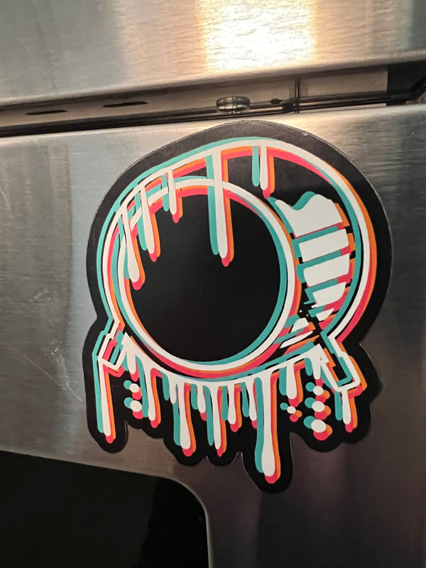 3D DRIP LOGO MAGNET - Destroy A Drum