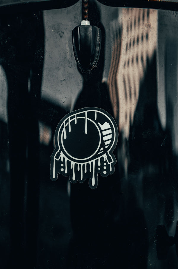 Small Signature Logo Drip Sticker - Destroy A Drum
